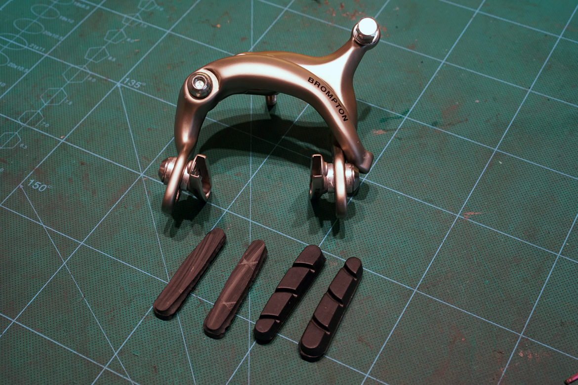 When do the brake pads needed to be replaced on the Brompton ...