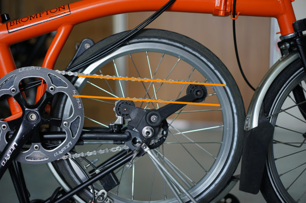 Getting the Brompton chain length right! – Petrelli on wheels